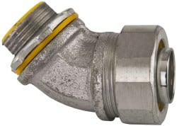 Crouse-Hinds 1" Trade Liquidtight Conduit Connector Malleable Iron ...