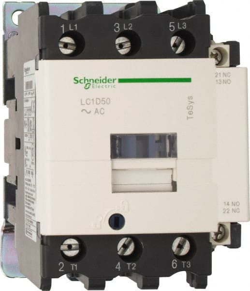 Schneider Electric 3 Pole, 240 Coil VAC at 50/60 Hz, 50 Amp at 440 VAC ...