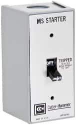 Eaton Cutler-Hammer 1 Pole, 0.4 to 16 Amp, NEMA, Enclosed Toggle Manual ...