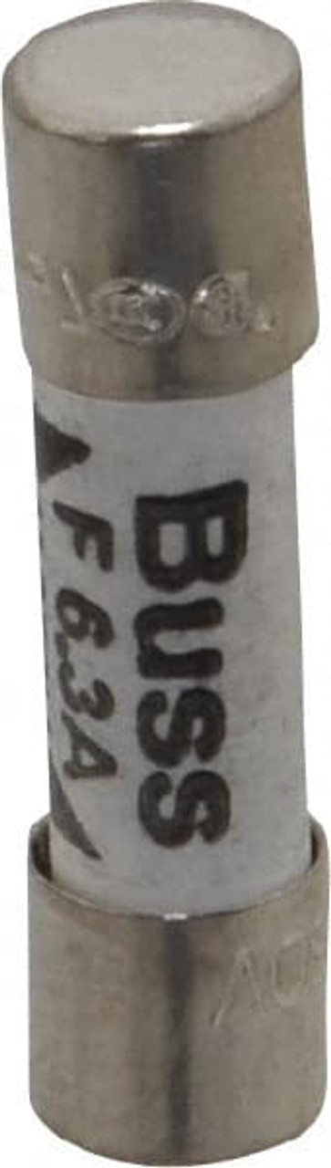 Bussmann 250 VAC, 32 VDC, 6.3 Amp, Fast-Acting Miniature Ceramic Fuse ...