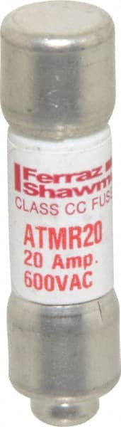 Ferraz Shawmut 600 VAC/VDC, 20 Amp, Fast-Acting General Purpose Fuse ...