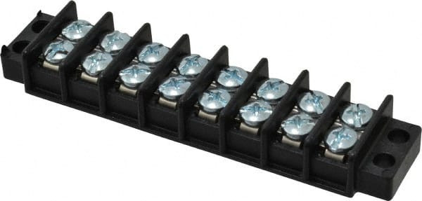 IDEAL 8 Poles, 300 Volt, 30 Amp, -40 to 266°F, Polyester Thermoplastic ...