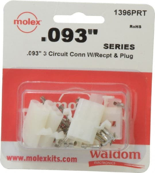 Molex 3 Circuit, 3 AWG, 0.093 Inch Pin Diameter, Modular Receptacle ...