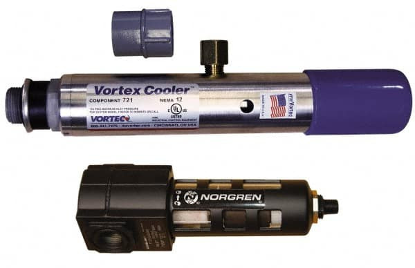 Vortec 900 BTU per Hour, Vortex Enclosure Cooler without Thermostat 3/8 ...