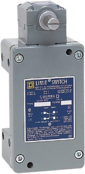 Square D SPDT, NC/NO, 600 Volt Screw Terminal, Rotary Head Actuator ...