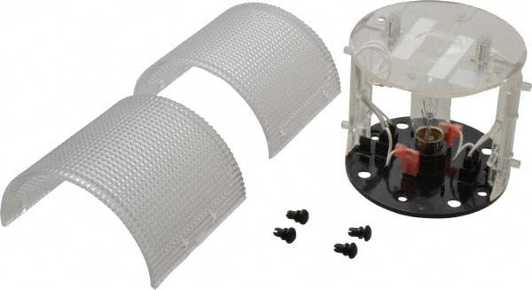 Federal Signal Incandescent Lamp, Clear, Flashing and Steady, Stackable ...