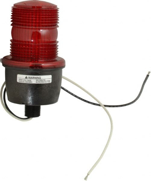 Federal Signal 120 VAC, 4X NEMA Rated, Strobe Tube, Red, Low Profile ...