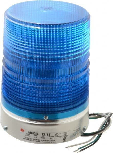 Federal Signal 120 VAC, 3R NEMA Rated, Strobe Tube, Blue, Single Flash ...