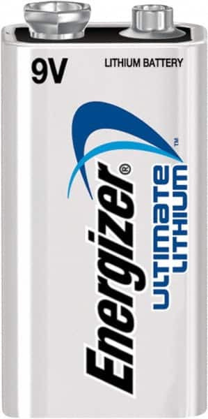 Energizer Size 9V, Lithium, Standard Battery 9 Volts, Snap Terminal ...