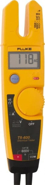 Fluke 0 VAC/VDC to 600 VAC/VDC, Voltage and Circuit Continuity Tester ...