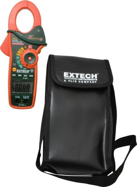 Extech EX830, CAT III, Digital True RMS Auto Ranging Clamp Meter with 1 ...