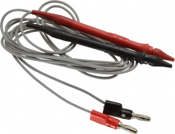 Pomona Electronics Black/Red Electrical Test Equipment Probe Set Use ...