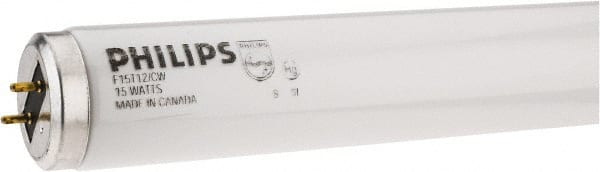 Philips 15 Watt Fluorescent Tubular Medium Bi-Pin Lamp 4,100°K Color ...