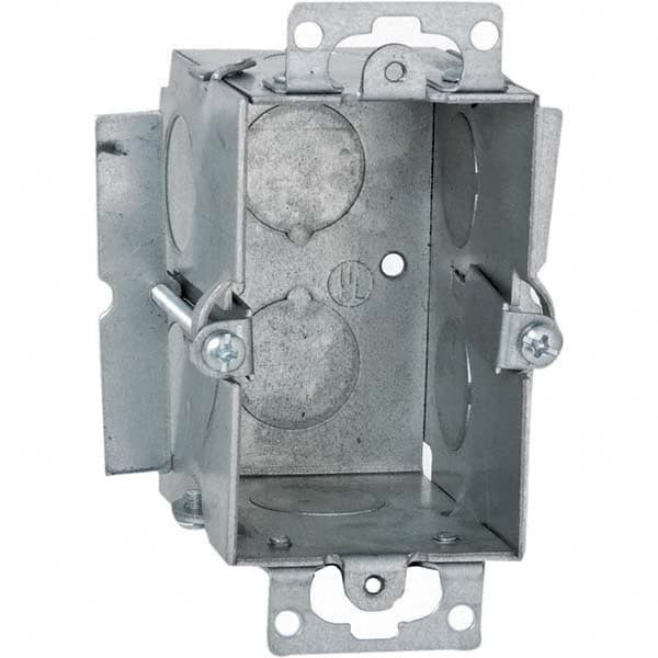 Hubbell RACO 4.22 x 2-5/8 x 2-1/2" Steel Rectangular Device Box 1 Gang ...