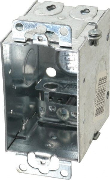 Thomas & Betts 3 x 2 x 2-1/2" Steel Rectangular Switch Box 1 Gang, (5 ...