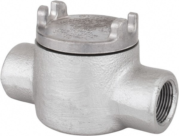 Thomas & Betts 2-1/2 x 2-1/4" Iron Round GUAC Box (2) 1/2" Knockouts ...