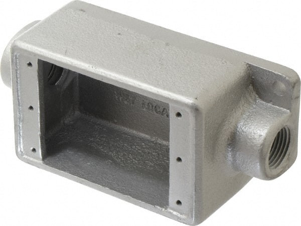 Thomas & Betts 5.38 x 2-3/4 x 2" Iron Rectangular Device Box 1 Gang, (2 ...