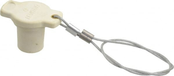 Leviton 3R NEMA Rated, Male, White Single Pole Protective Cap For Use ...