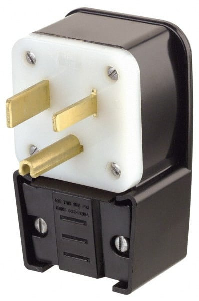 Leviton 250 VAC, 30 Amp, 15-30P NEMA, Angled, Self Grounding ...