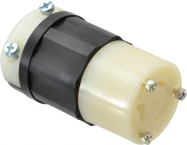 Leviton 480 VAC 20A NEMA L8-20R Industrial Twist Lock Connector 2 Poles ...