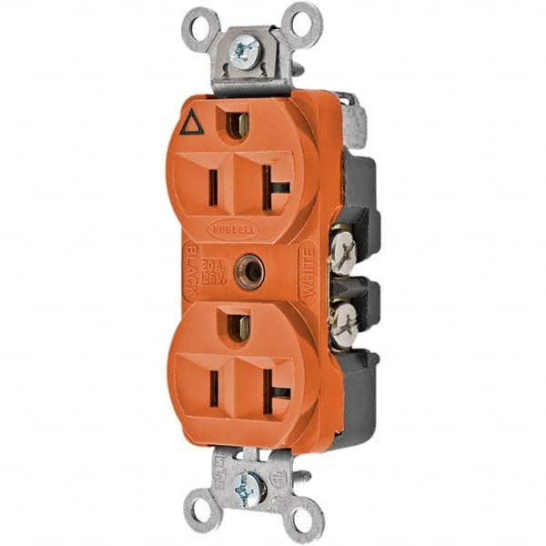 Hubbell Wiring Device-Kellems 125V 20A NEMA 5-20R Commercial Grade ...