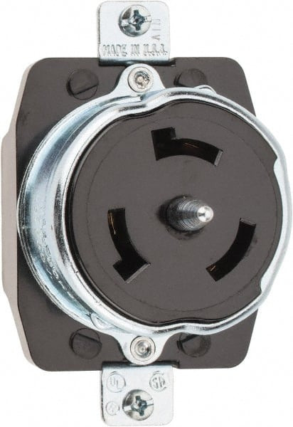 Hubbell Wiring Device-Kellems 125/250 VAC, 50 Amp, Self Grounding ...