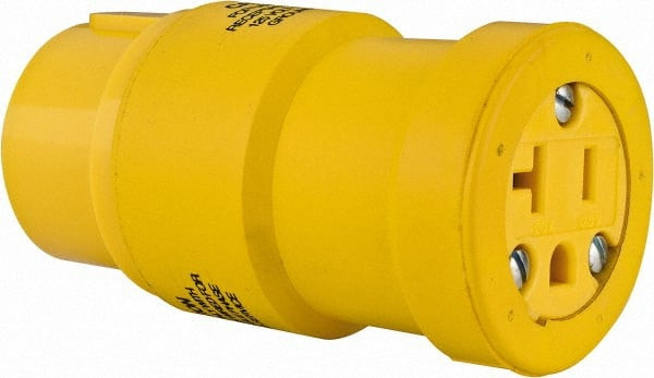 Woodhead - Molex 1 Outlet, 125 VAC, 20 Amp, Yellow, Single Outlet ...