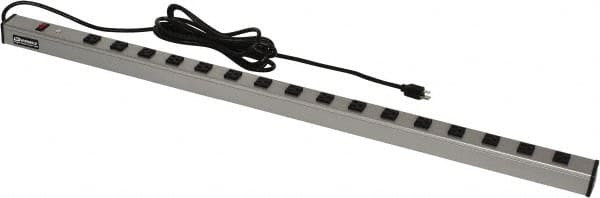 Legrand Wiremold 16 Outlets, 120 Volts, 15 Amps, 15 ft. Cord, Power ...