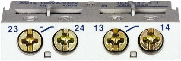 Schneider Electric Circuit Breaker Auxiliary Contact Block Use with ...