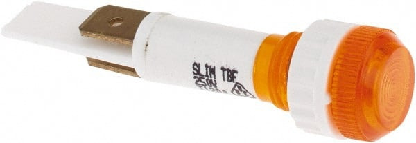 ACI Advance Controls, Inc. 220 V Amber Lens Indicating Light Round Lens ...