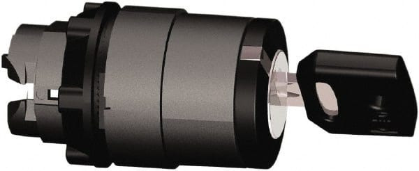 Schneider Electric 22mm Mount Hole, 2 Position, Key Operated, Selector ...