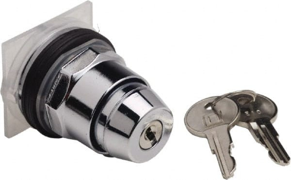 Schneider Electric 30mm Mount Hole, 4 Position, Knob and Pushbutton ...