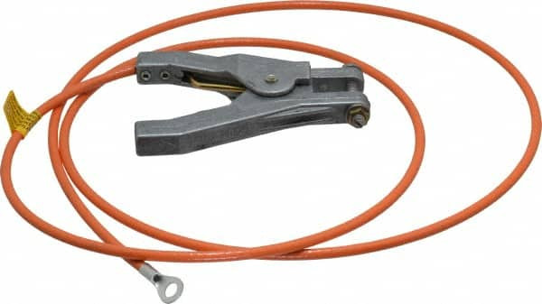 Hubbell 19 AWG, 5 Ft., Hand Clamp, Terminal, Grounding Cable with ...