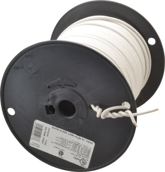 Southwire 14 AWG, 41 Strand, White Machine Tool Wire PVC, Acid ...