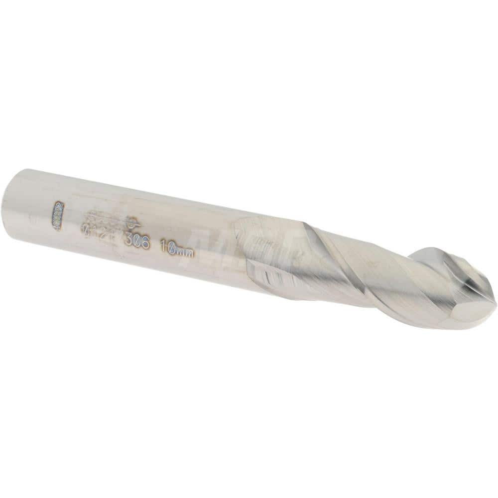 Accupro 10mm Diam, 25mm LOC, 2 Flute Solid Carbide Ball End Mill ...