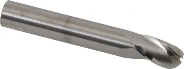 RobbJack 3/8" Diam, 1/2" LOC, 3 Flute Solid Carbide Ball End Mill ...