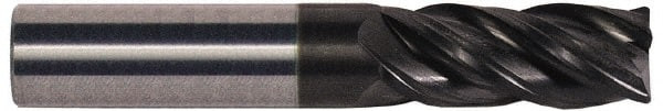 Accupro 8mm Diam 4 Flute Solid Carbide 0.0098" Chamfer Width Corner ...
