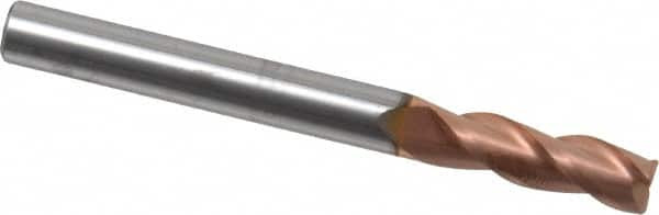 PROMAX Tools 1/4" Diam 3 Flute Solid Carbide 0.02" Corner Radius End ...