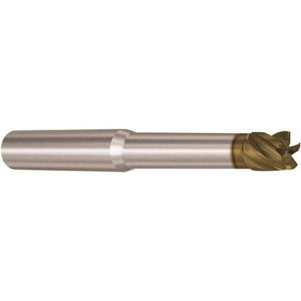 Seco Tools 4mm Diam 2 Flute Solid Carbide 1mm Corner Radius End Mill ...
