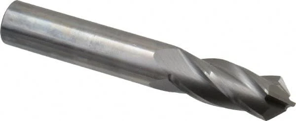 Melin Tool 3/8" Diam, 1" LOC, 4 Flute, 90° Point Angle, Solid Carbide ...