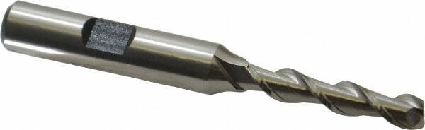 Hertel 1/4", 1-1/4" LOC, 3/8" Shank Diam, 3-1/16" OAL, 2 Flute, High ...