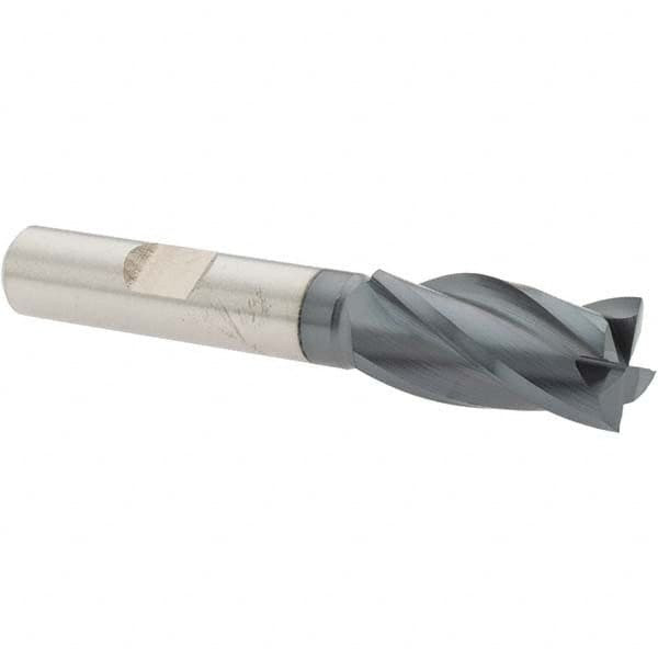 Melin Tool 1/2", 1" LOC, 3/8" Shank Diam, 2-11/16" OAL, 4 Flute, Cobalt ...