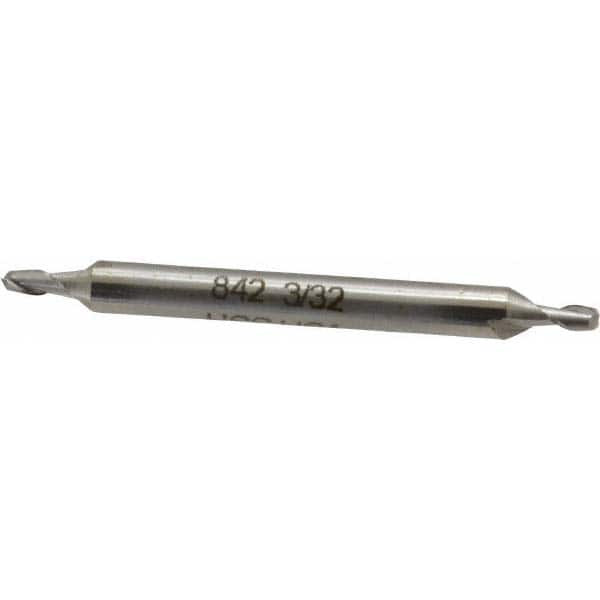 Made in USA 3/32", 9/64" LOC, 3/16" Shank Diam, 2" OAL, 2 Flute, High ...