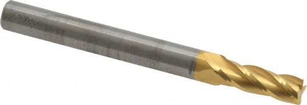 RobbJack 7/32", 5/8" LOC, 1/4" Shank Diam, 2-1/2" OAL, 4 Flute, Solid ...