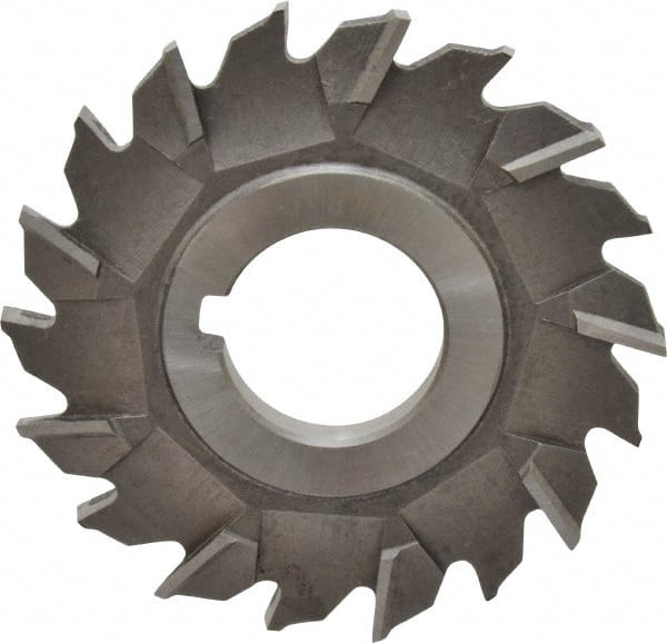 Made in USA 3" Diam x 1/4" Face Width Staggered Tooth Side Milling ...