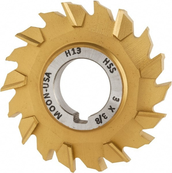 Made in USA 3" Diam x 3/8" Face Width Staggered Tooth Side Milling ...