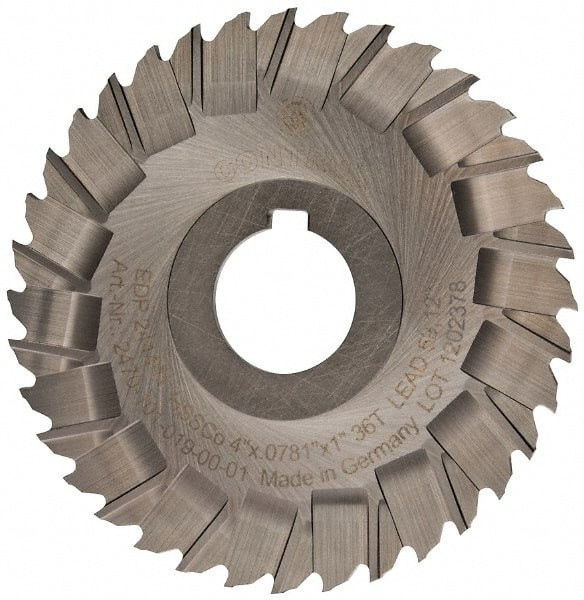 Controx-Neuhauser 4" Diam x 0.0781" Thick Staggered Tooth Side Chip Saw ...