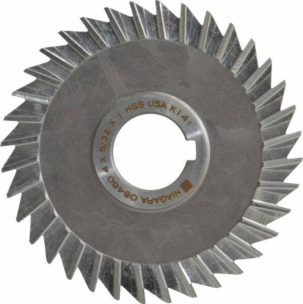 KEO 4" Diam x 5/32" Thick Straight Tooth Side Chip Saw 1" Arbor Hole ...