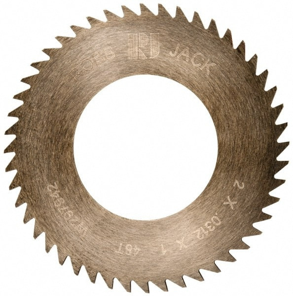 RobbJack 2 x 0.0312", 1" Arbor, 48-Tooth Solid Carbide Slitting ...