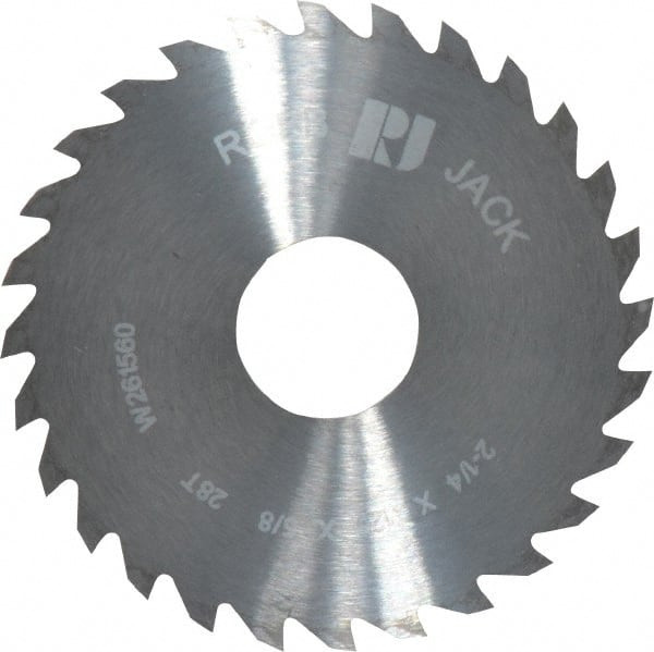 RobbJack 2-1/4 x 1/8", 5/8" Arbor, 28-Tooth Solid Carbide Slitting ...
